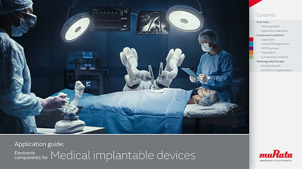 Application guide: Electronic components for Medical implantable ...
