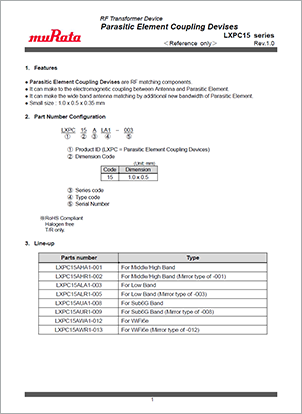 Design Tools | Parasitic Element Coupling Device | Murata Manufacturing ...