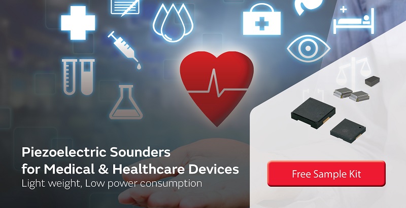 Piezoelectric Sounders for Medical & Healthcare Devices | Support ...